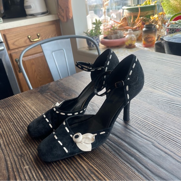 Vintage | Shoes | Vintage Suede 9s Heels | Poshmark